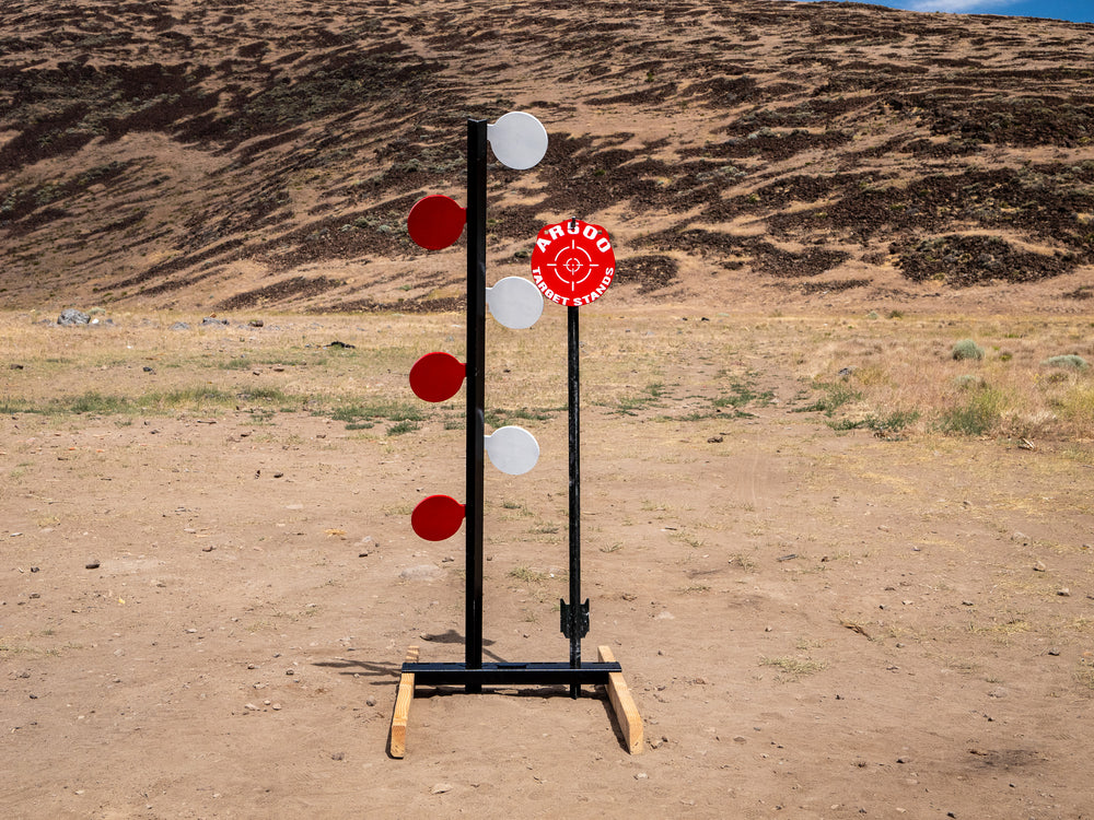 One 4 All Target Stand, Steel and Paper Target Stand – AR500 Target Stands